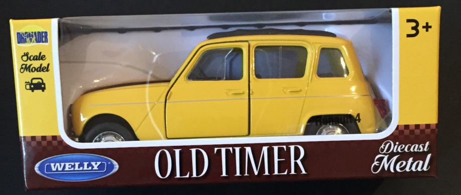 New WELLY OLD TIMER 1:34 - Renault 4.