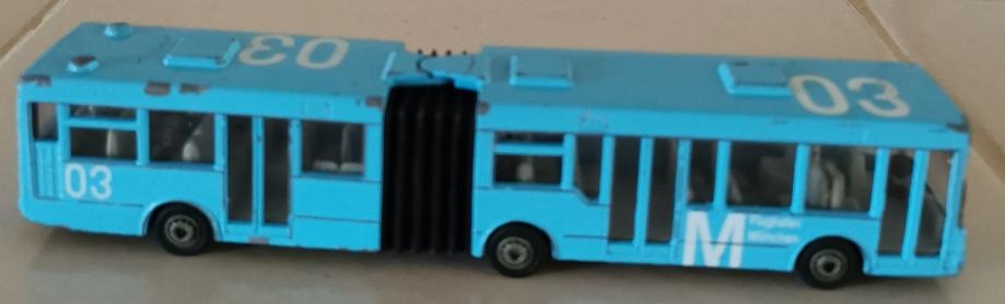 VINTAGE METALNA IGRAČKA SIKU 1617-ZGLOBNI AUTOBUS MAN