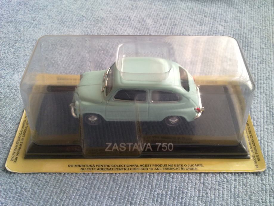 ZASTAVA 750 FIĆO oldtimer autić igračka model kolekcionarski 1:43