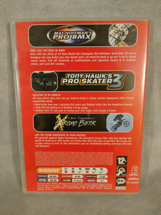 Extreme Sports Collection (Tony Hawk, Xtreme Biker & Pro BMX)