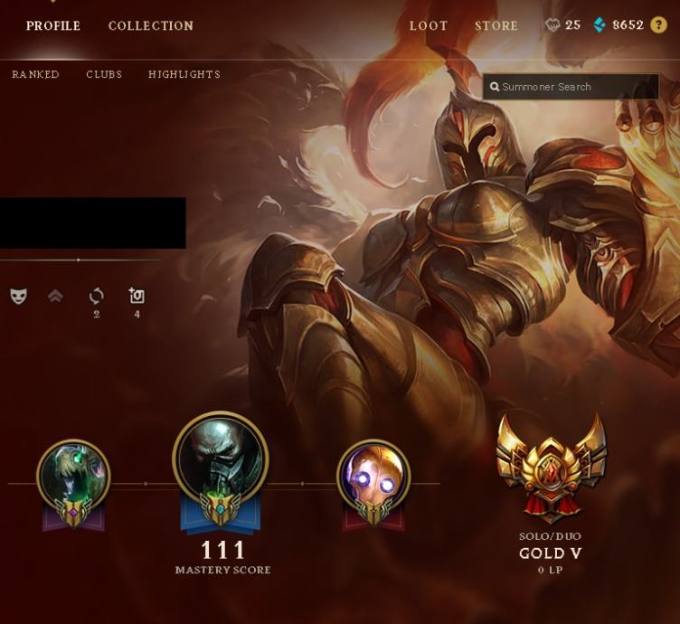 LoL Account Gold 5