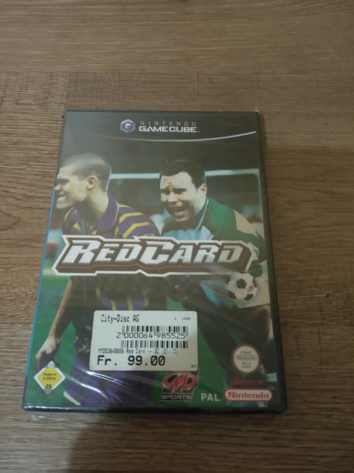 Nintendo Game Cube Red Card