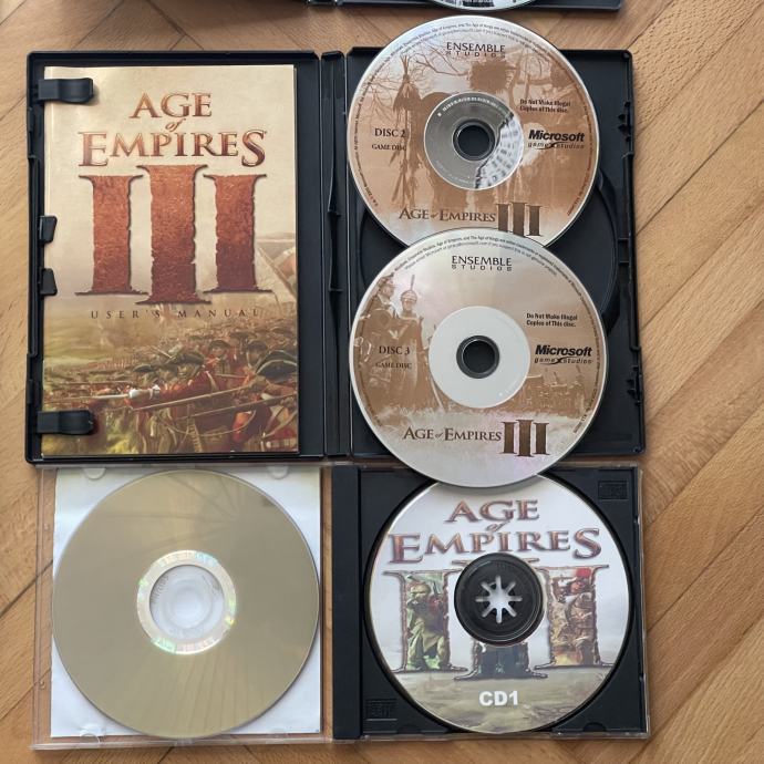 4x PC CD-ROM Age of Empires III