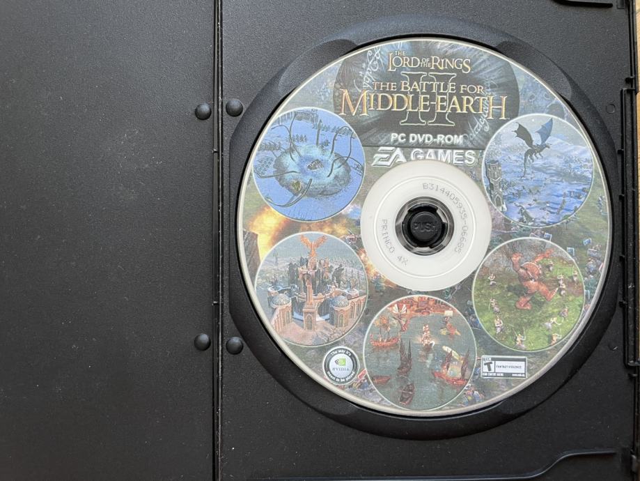 PC DVD ROM / The Lord Of The Rings - The Battle For Middle-Earth II