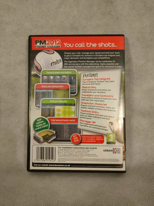 Premier Manager 2012