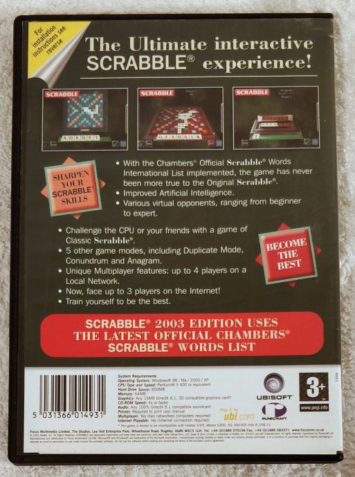 Scrabble Interactive: 2003 Edition - PC igra