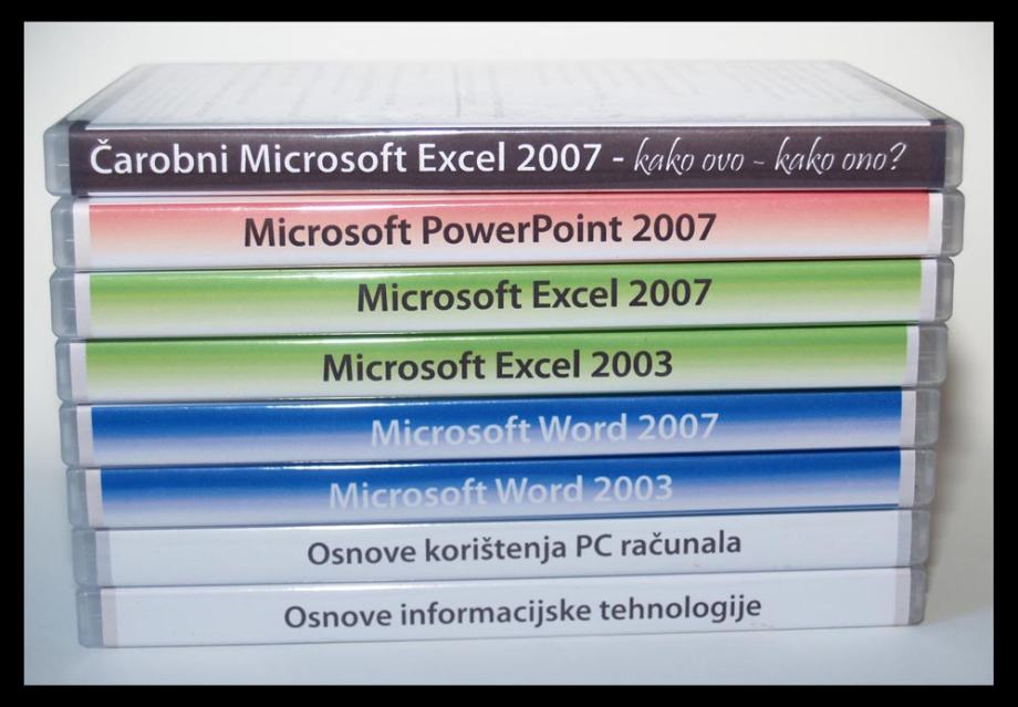 Windows XP, Word, Excel, PowerPoint, ECDL, CD, zadaci