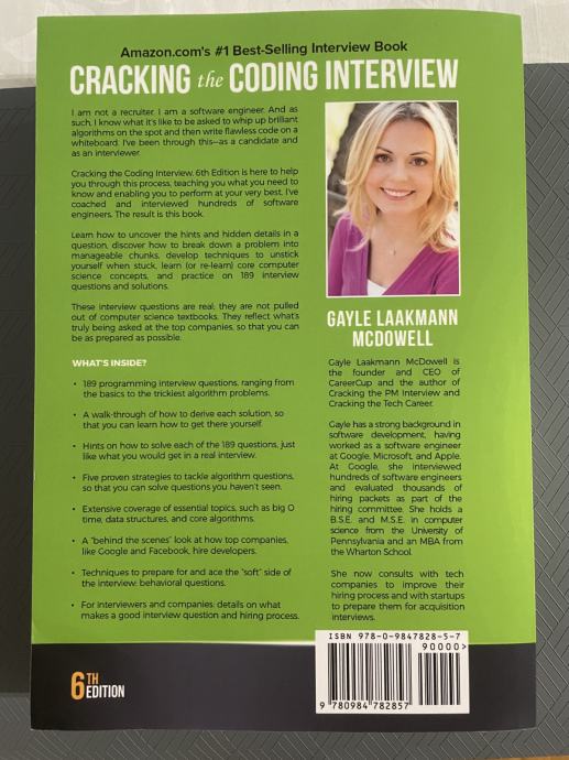 Cracking the coding interview-Gayle Laakmann McDowell