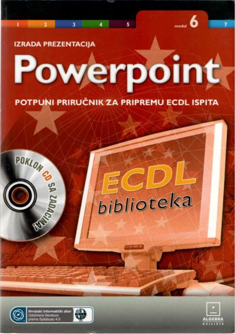 ECDL BIBLIOTEKA Modul 6- MS Powerpoint, izrada prezentacije+CD