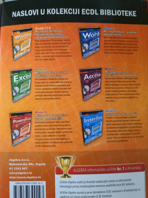 ECDL biblioteka - Windows, Word, Excel, Access, Powerpoint i Internet