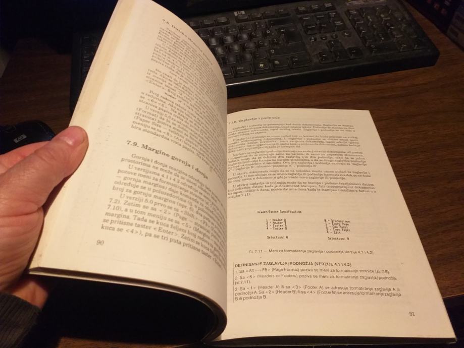 WORDPERFECT 5.0 PANTIĆCOMMERCE PRINT 1990.