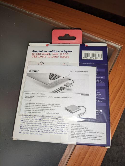 Adapter TRUST USB-C 3U1, DALYX