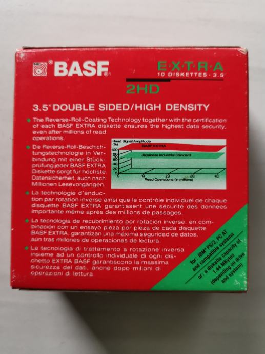 BASF 2HD, 3.5 Prazne Diskete