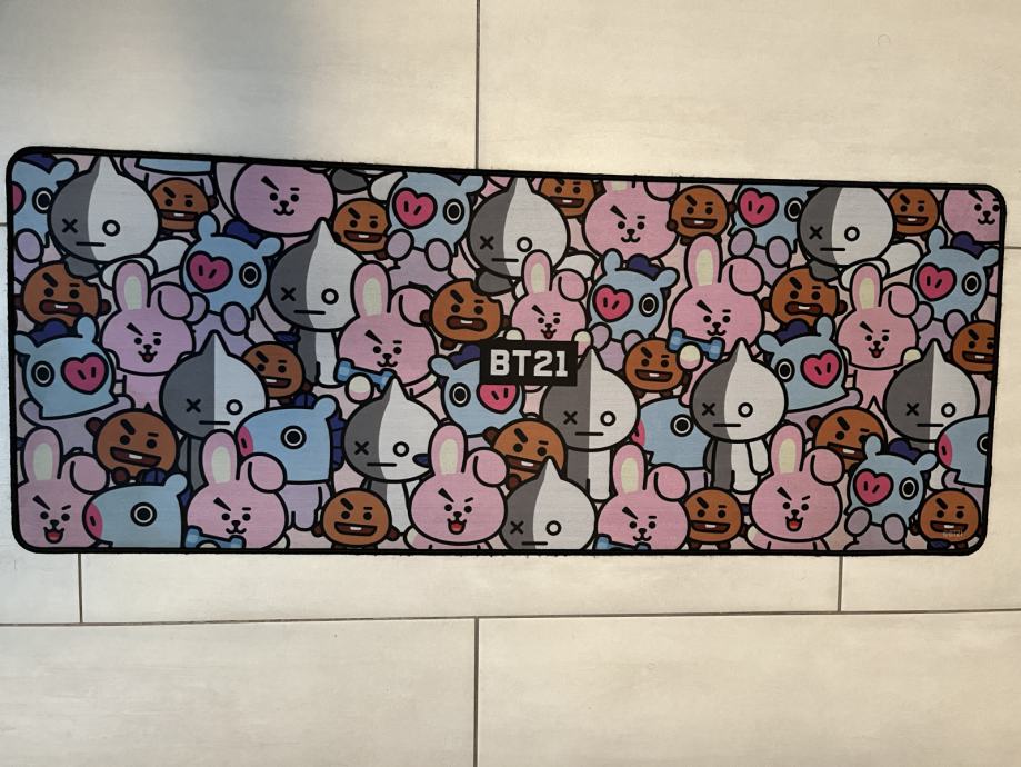 BTS / BT21 K Pop OFFICIAL KEYBOARD PAD, podloga za stol
