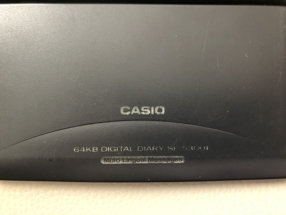 Casio 64KB digital diary SF-5300E