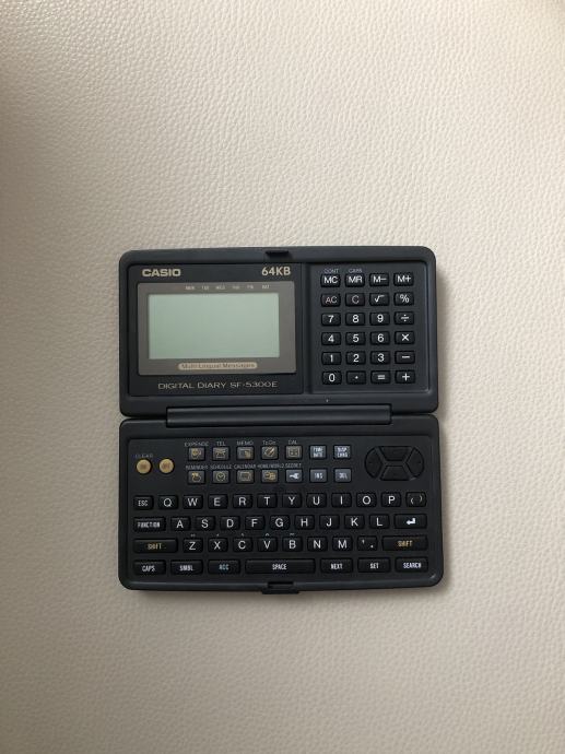 Casio 64KB digital diary SF-5300E
