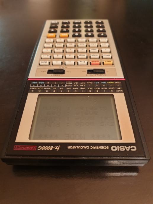 CASIO fx-8000G programabilni znanstveni grafički kalkulator, ispravan