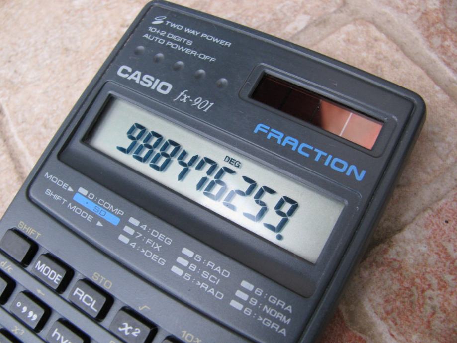 casio fx-901 kalkulator MBO LC 940 kalkulator