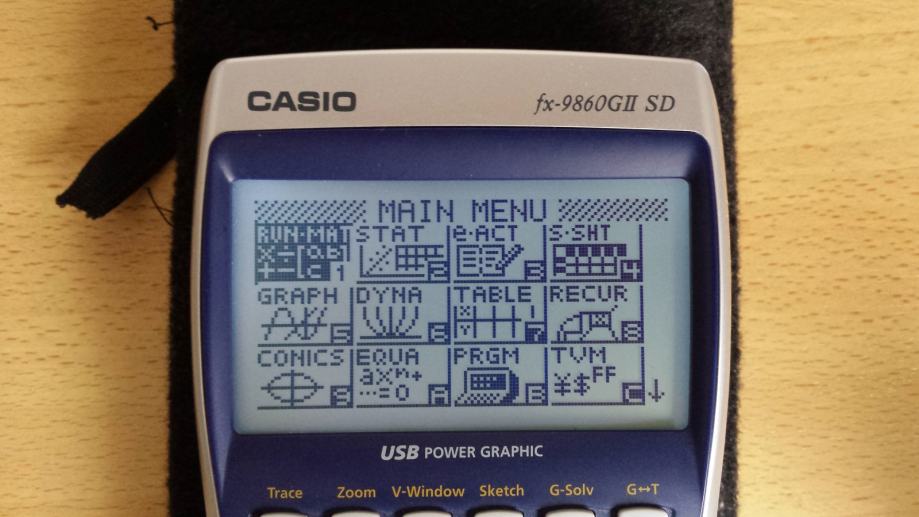 Casio fx-9860GII SD, grafički kalkulator