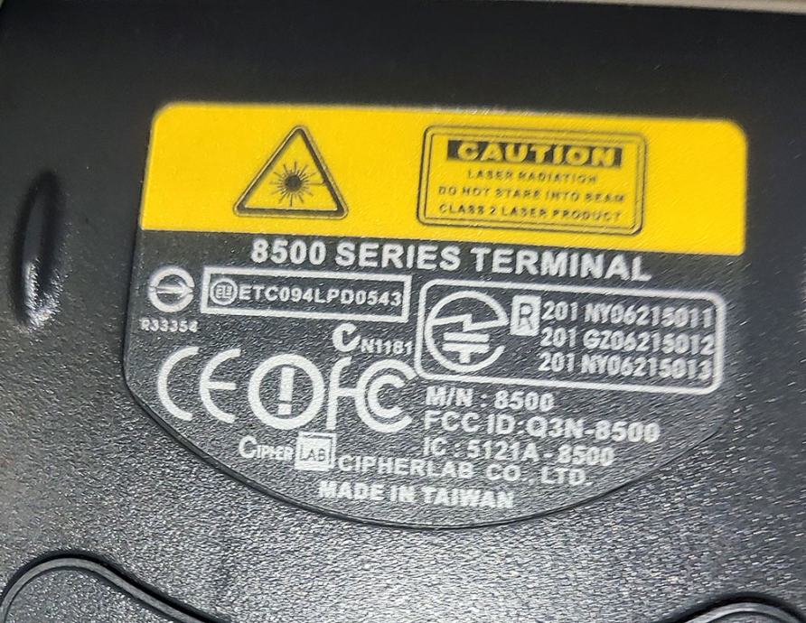 Cipherlab Mobilni Terminali Bar Code Scanner Barcode Skener 8500 8001l