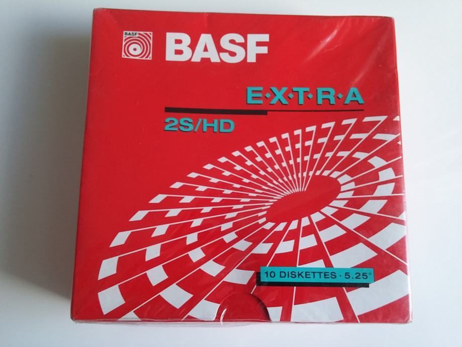 DISKETE BASF 5,25 130 mm 2S/HD 10/1