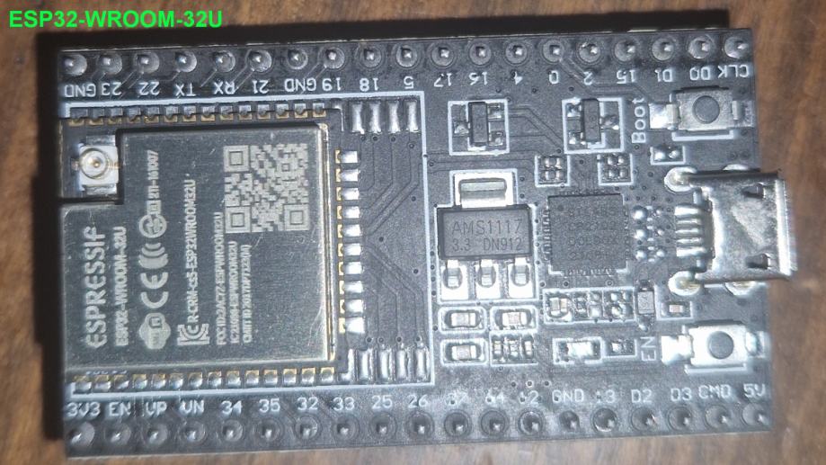 ESP32-WROOM-32U mikroupravljač (ARDUINO sa WiFi i BT)