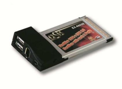 ExpressCard + PCMCIA firewire usb