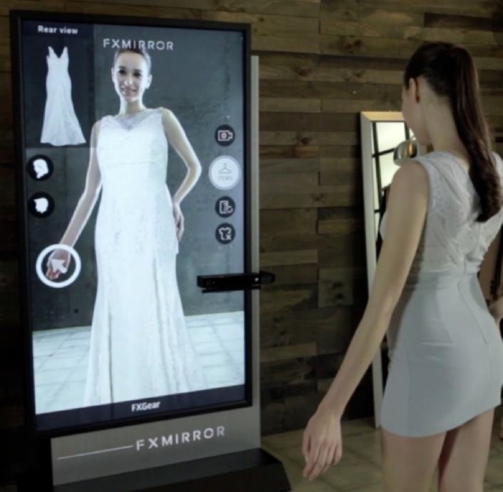 FX mirror 3D fitting tool / interaktivno orodje Soba za navidezno