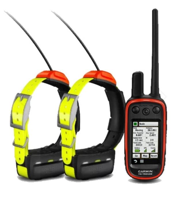 GARMIN ALPHA 100 I DVIJE T5 OGRLICE ZA PRACENJE PSA
