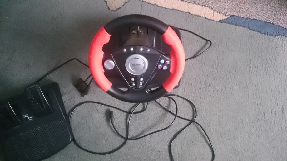Gigatech GW 1010 C - Steering wheel PC/PS - Volan za PC i PS