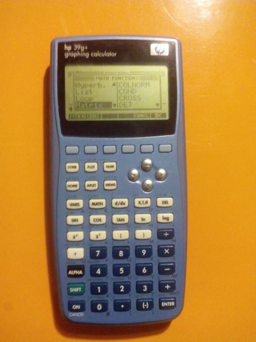 HP 39g+ graphing calkulator