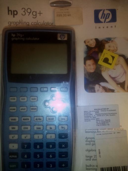 HP 39g+ graphing calkulator