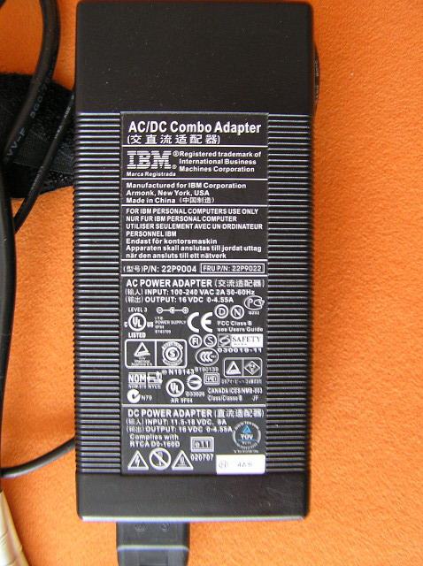 IBM ThinkPad adapter/punjač AC 16V 4.55 A