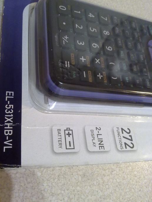 Kalkulator SHARP EL-531XHB-VL Novo!