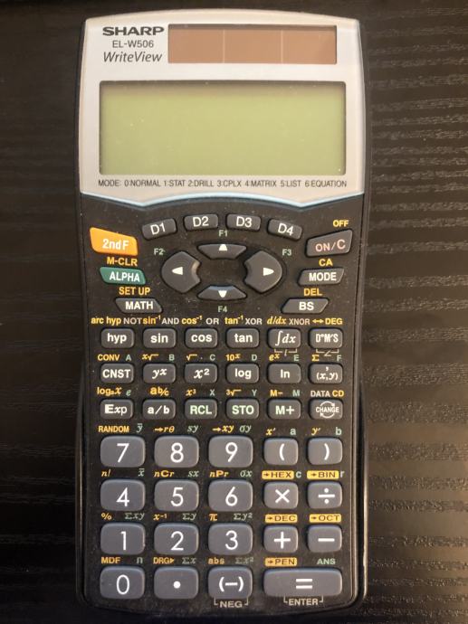 Kalkulator SHARP EL-W506