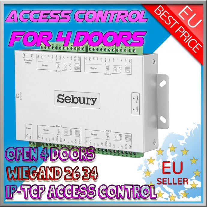 Kontrola pristupa DirectAccess Sebury Wiegand interface IC104