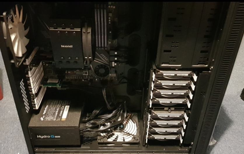 Mining rig CHIA / 212 TB