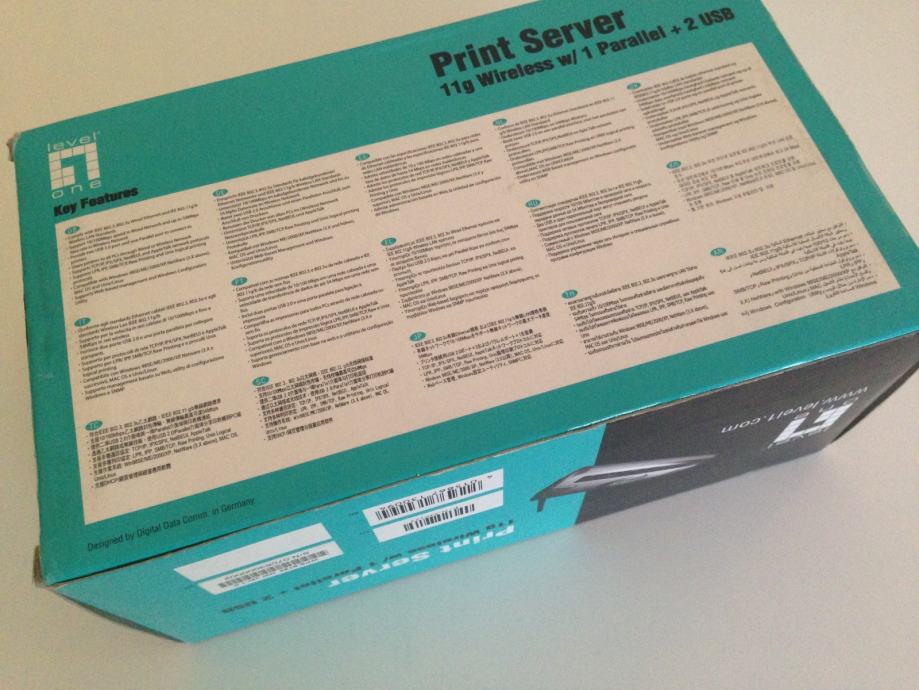 mrežni Wireless printer server (Wi Fi, WiFi, WLAN, LAN)