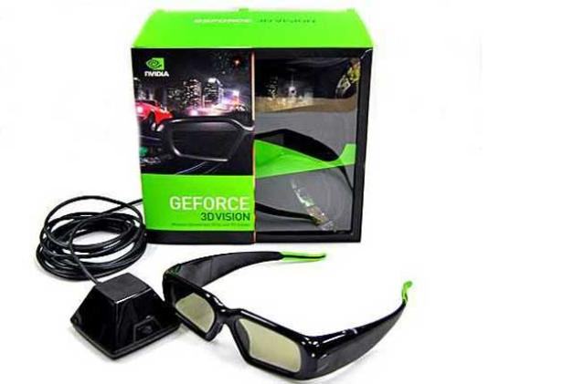 Nvidia 3D Vision Kit stereoscopic active shutter naočale