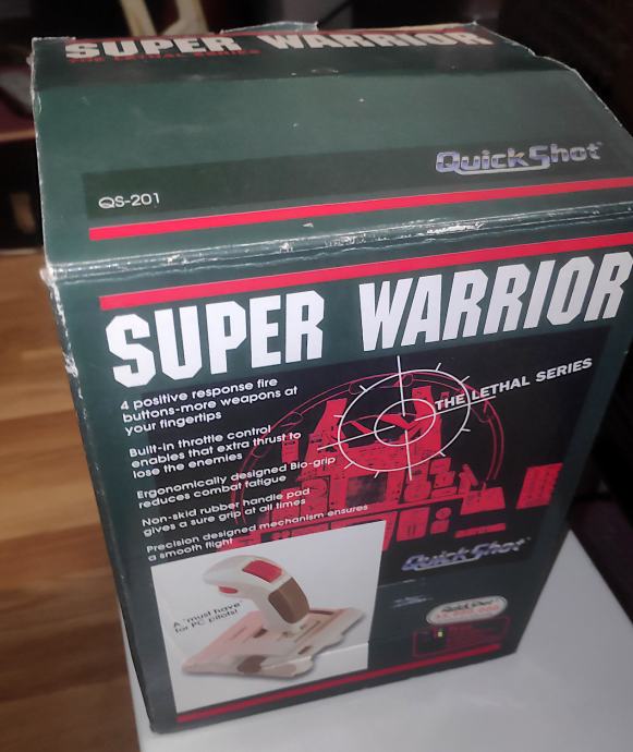 PC joystick QUICKSHOT SUPER WARRIOR u kutiji