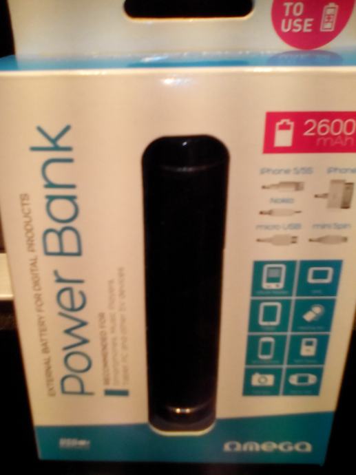 POWER BANK OMEGA 2600mAh