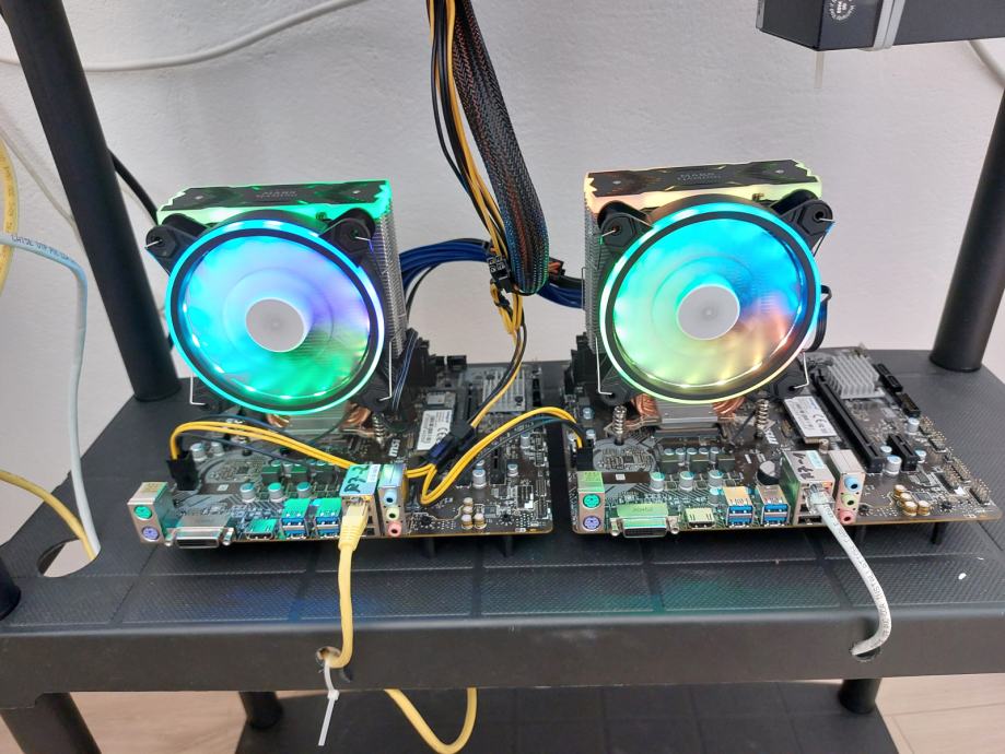 Raptoreum/Monero CPU mining rig 4 računala prodajem