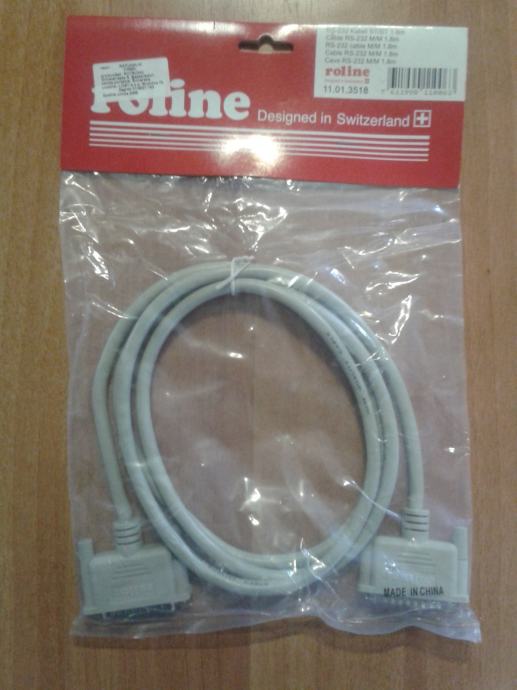 Roline 25 pin serijski kabel RS232 muško-muški