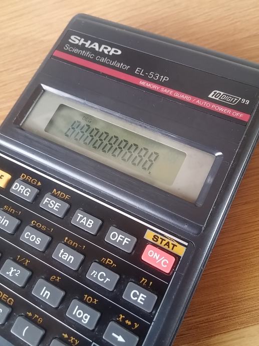 Sharp el-531P scientific calculator - znanstveni kalkulator