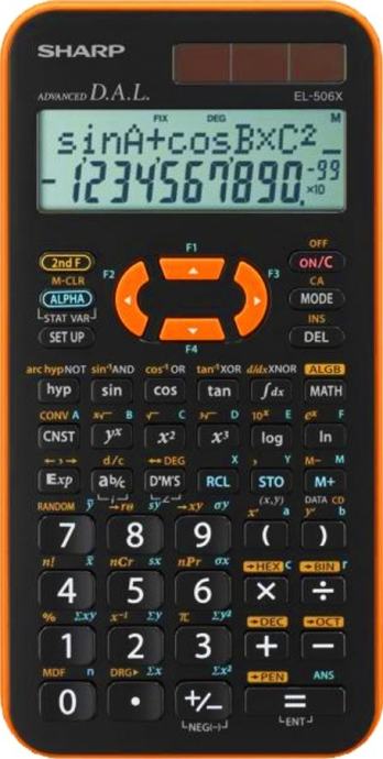 SHARP kalkulator EL-506X-YR - znanstveni kalkulator