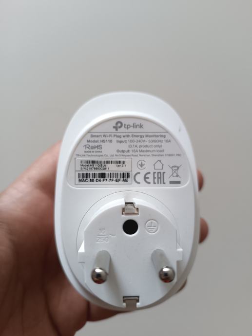 Smart plug pametna utičnica WiFi Tp Link HS110