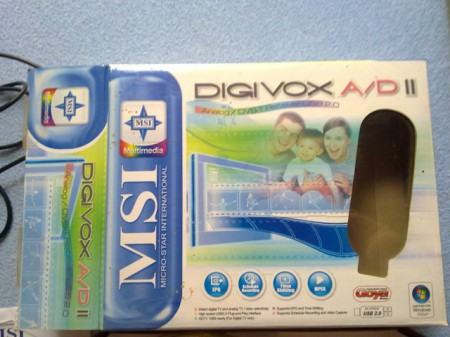 TV tuner MSI DIGIVOX Mini II