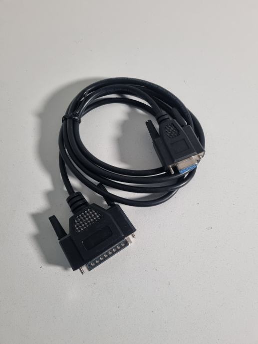 VGA kabel Printer Cable - printer kabel DB9 - DB25, F/M, 1.8m, crni