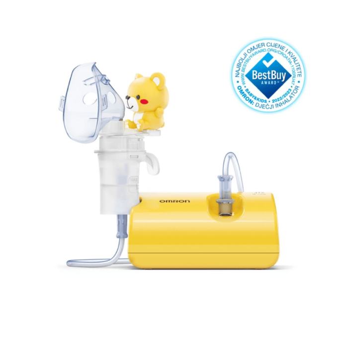 OMRON dječji kompresorski inhalator C801 KD i gratis Sinomarin ampule