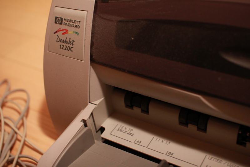 Deskjet 1220C A3 format